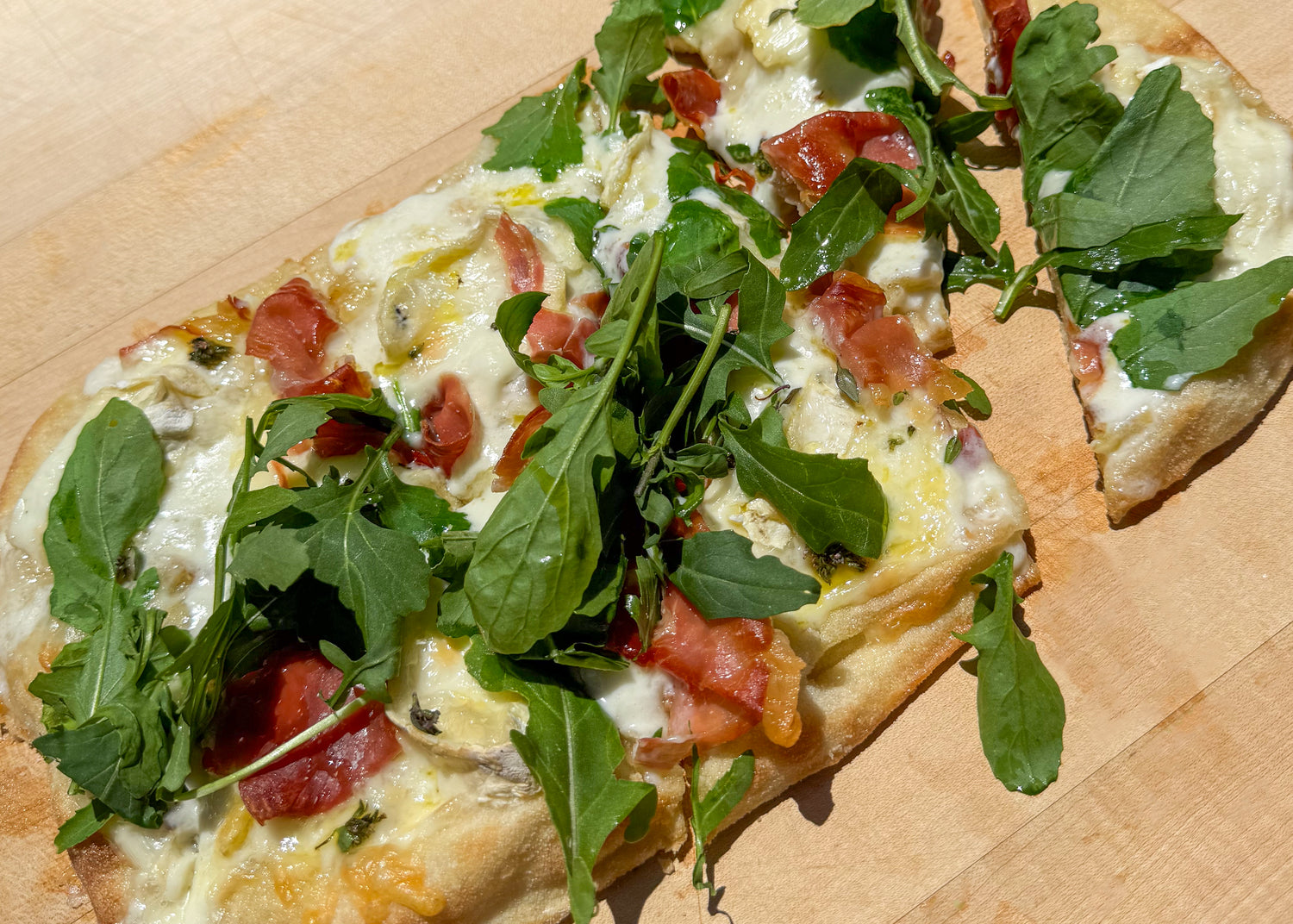 Point Reyes Truffle Brie & Prosciutto Flatbread – Point Reyes Farmstead ...