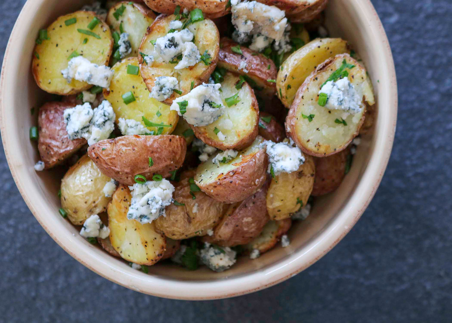 Herb Roasted Potatoes with Bay Blue – Point Reyes Farmstead Cheese Company